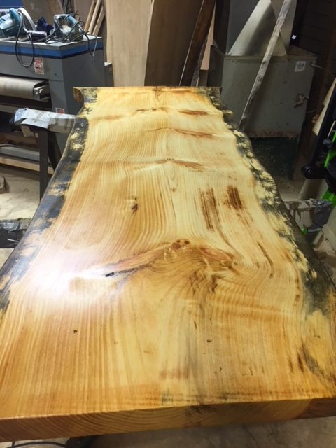 Pine Slab Bar - Ludo's Thick & Thin Lumber